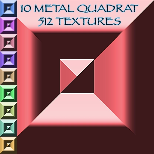 Second Life Marketplace - GuTi 10 METAL QUADRAT 512 TEXTURES