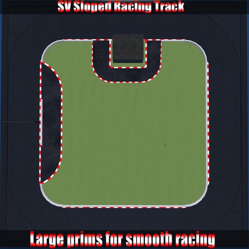Second Life Marketplace - SV Slope Racing Track [256x256m] [Low Prim ...