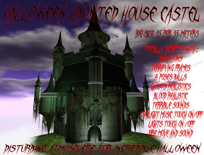 Second Life Marketplace - irrisistible shop: HALLOWEEN HAUNTED HOUSE ...