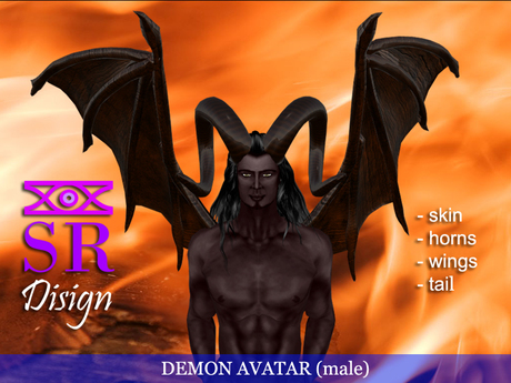 Second Life Marketplace - Demon avatar (male , man ) brown . Fantasy ...