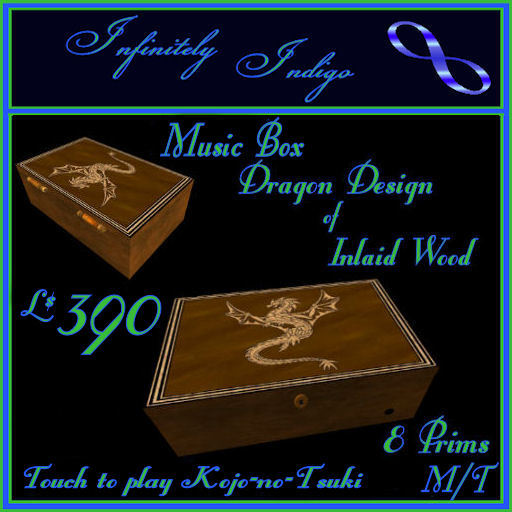 Second Life Marketplace - MusicBox - Dragon - Kojo-no-Tsuki (Moon Over ...