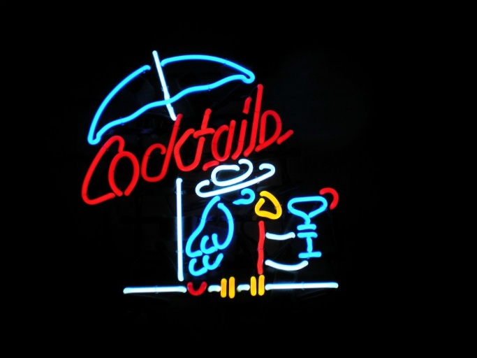 Second Life Marketplace - Cocktails 2 neon sign