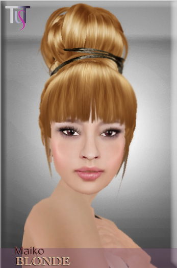 Second Life Marketplace - TuTy's - MAIKO updo hairstyle - Blonde