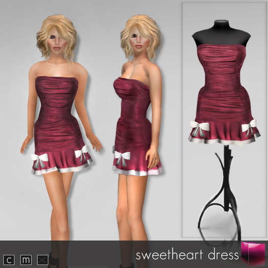 Second Life Marketplace - Full Perm Night Dress SweetHeart Builder's ...