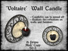 Second Life Marketplace - ***TG*** Voltaire Wallcandle V1.3 (BAG)