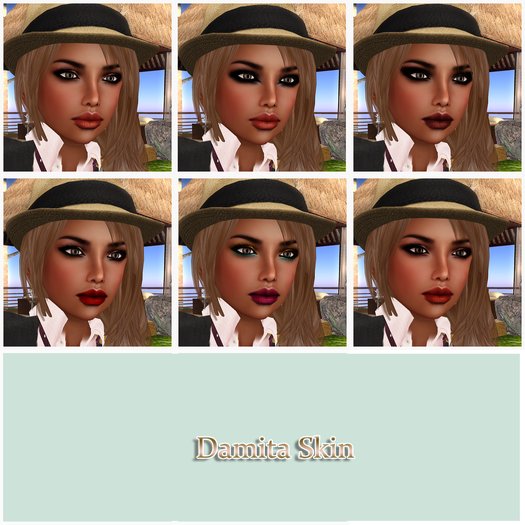 Second Life Marketplace [mydear]damita Deep Tan Skins Fatpack