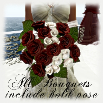 Second Life Marketplace - Roses by Res- Wedding Bouquet- Bridal Roses ...