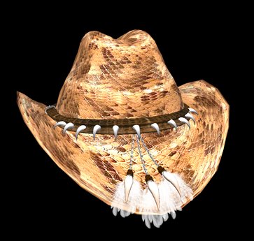 Second Life Marketplace - .:harmless INK:. Python Cowboy Hat