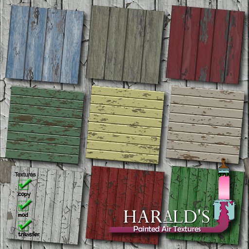 Second Life Marketplace - (PAT Wood Textures - Distressed Planks)