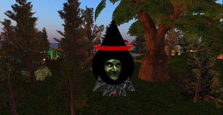 Second Life Marketplace - The Dizzy Witch ride - halloween
