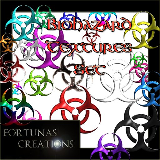 Second Life Marketplace - Fortunas Creations - Biohazard Textures by Fort