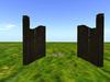 Second Life Marketplace - Round Topped Gates with Posts : Wood (One of ...