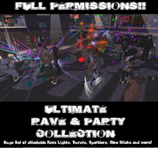 Second Life Marketplace - Ultimate Rave & Party Collection,sparklers ...
