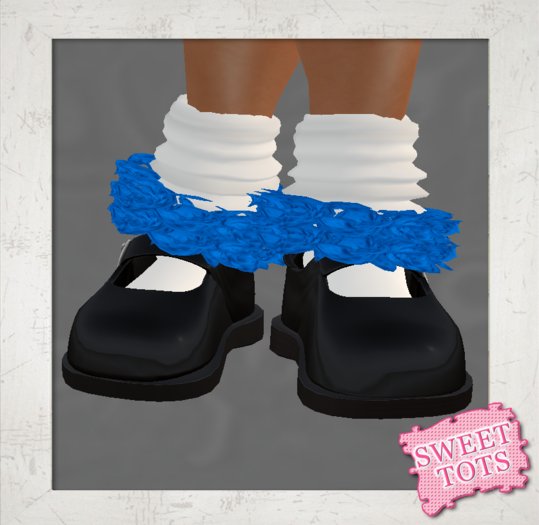 Second Life Marketplace - Ruffle Socks Blue
