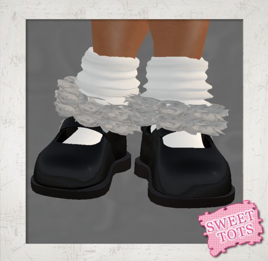 Second Life Marketplace - Ruffle Socks Grey