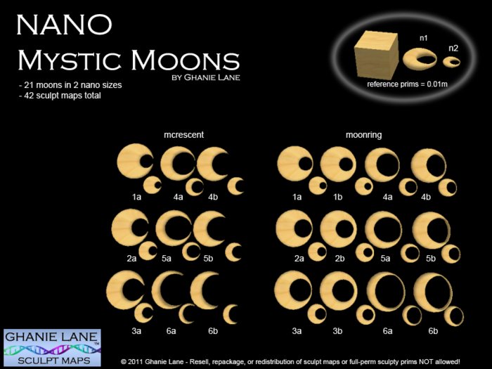 Second Life Marketplace - [GL] Nano Mystic Moons