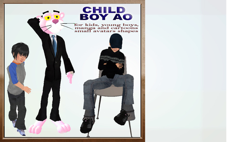 Second Life Marketplace - TuTy's - CHILD BOY AO