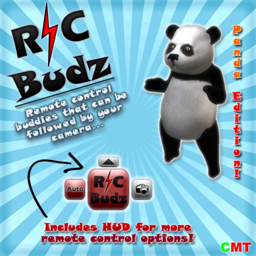 Second Life Marketplace - R/C Budz Remote Control Panda with HUD