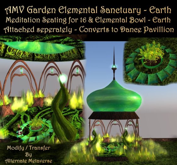 Second Life Marketplace - Alternate Metaverse Garden Elemental ...