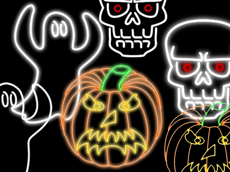 Second Life Marketplace - FULL PERM Neon Halloween Figure Alpha ...