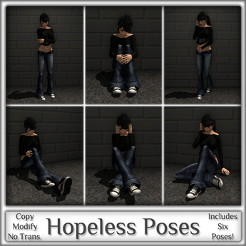 Second Life Marketplace - Magnifique - Hopeless (Single Poses)