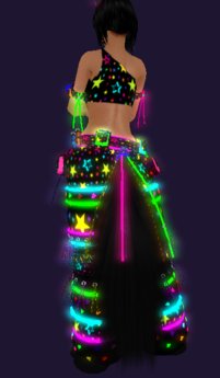 Second Life Marketplace - Deviously Wicked ~ Starlite Rave Outfit ...