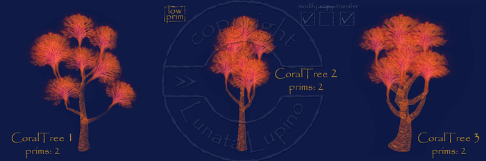 Second Life Marketplace - Coral Tree 5 - Koralle Baum 5 (Art Deco) - 3 ...