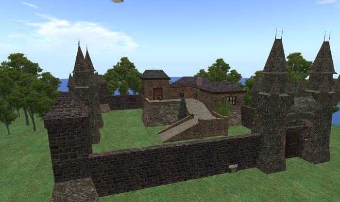 Second Life Marketplace - Chalet Castle totally 110 Prims Low Prim