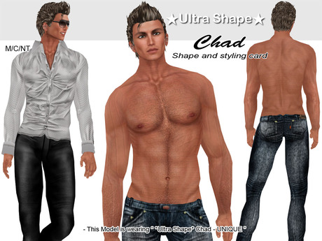 Second Life Marketplace - *Ultra Shape* Chad - M1 Lean