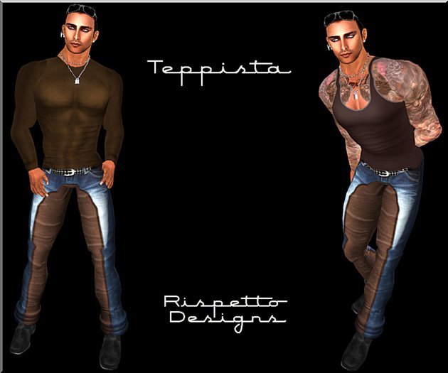 Second Life Marketplace - Rispetto Designs - Teppista Outfit - Brown