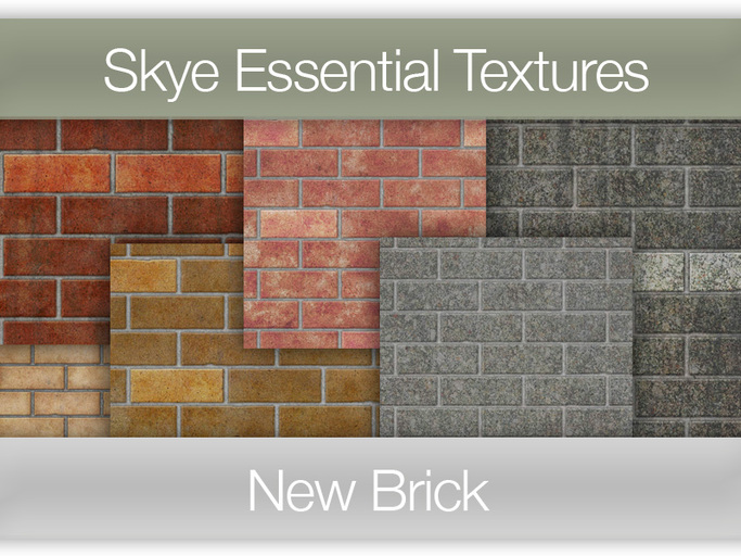 Second Life Marketplace - *Skye Essential Textures - 63 New Brick ...