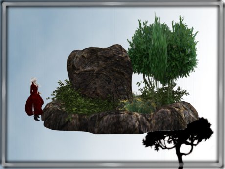 Second Life Marketplace - Landscape Prefab ~ Stone & Foliage ~ 9 prim