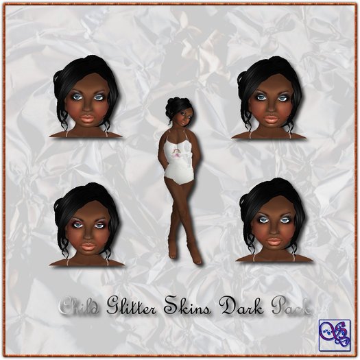 Second Life Marketplace - Glitter Eyes Skin Dark boxed