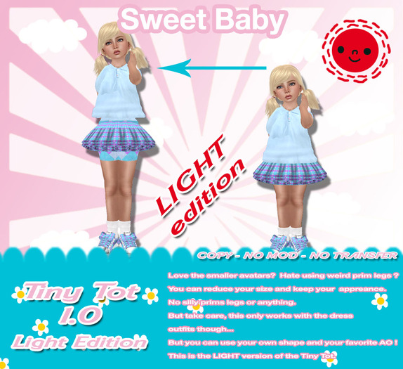 Second Life Marketplace - Sweet Baby - Tiny Tot 1.0 Light Edition
