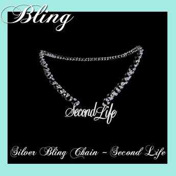 Second Life Marketplace - * Silver Bling Chain ~ Second Life