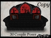 Second Life Marketplace - Athy Designs - Vampire Crow Sofa Gothic Furniture
