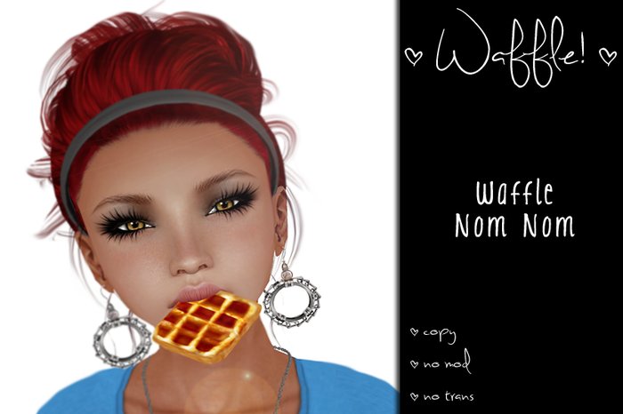 Second Life Marketplace - Waffle Nom Nom Mouthie