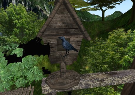 Second Life Marketplace - Emma's Spooky Batty Birdhouse Mailbox