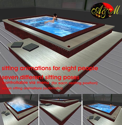 Second Life Marketplace - Indoor-outdoor pool 19 prims:BOX