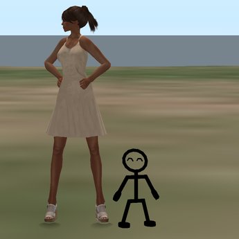 Second Life Marketplace - Tiny Stick Figure Avatar ~RP~