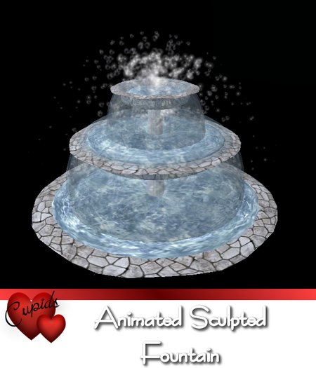 Second Life Marketplace - Animated Sculpted Fountain cobble