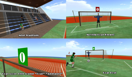 Second Life Marketplace - Mini football stadium