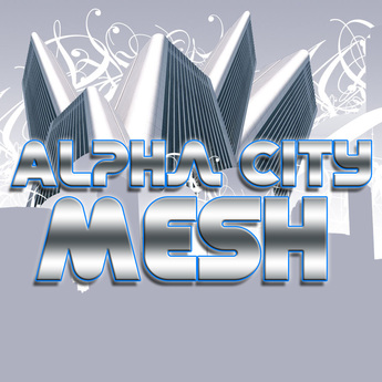 Second Life Marketplace - [ALPHA CITY MESH] Alphabet 1 (FULL PERM)