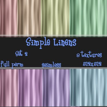Second Life Marketplace - Simple Linens Set 2 **Half Price**