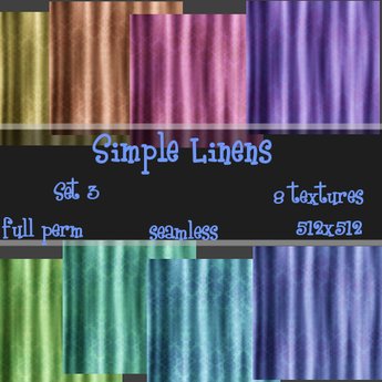 Second Life Marketplace - Simple Linens Set 3 **Half Price**