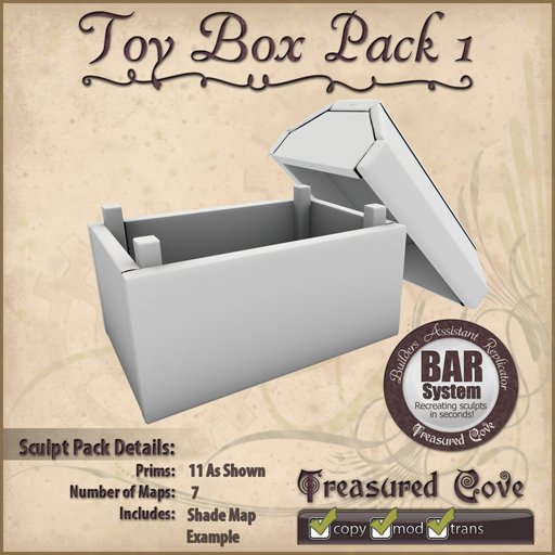 Second Life Marketplace - -TC- Toy Box Pack 1 Clearance Priced