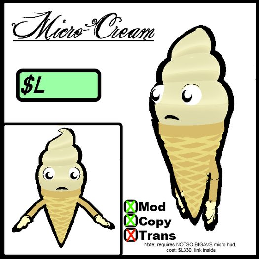 Second Life Marketplace - -=Micro=- Cream Avatar free!