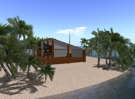 Second Life Marketplace - Modern Beach House Ocean View