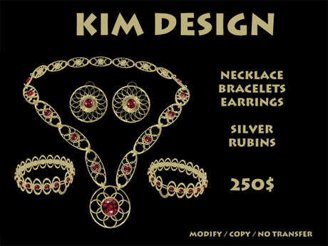 Second Life Marketplace - Kim Design - collection gold Rubin