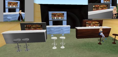 Second Life Marketplace - Bar Bar grey white grey zelda